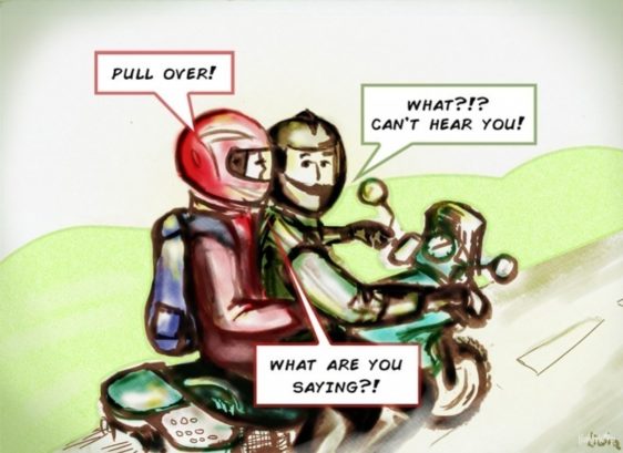 Our experience with wired motorcycle intercoms for two