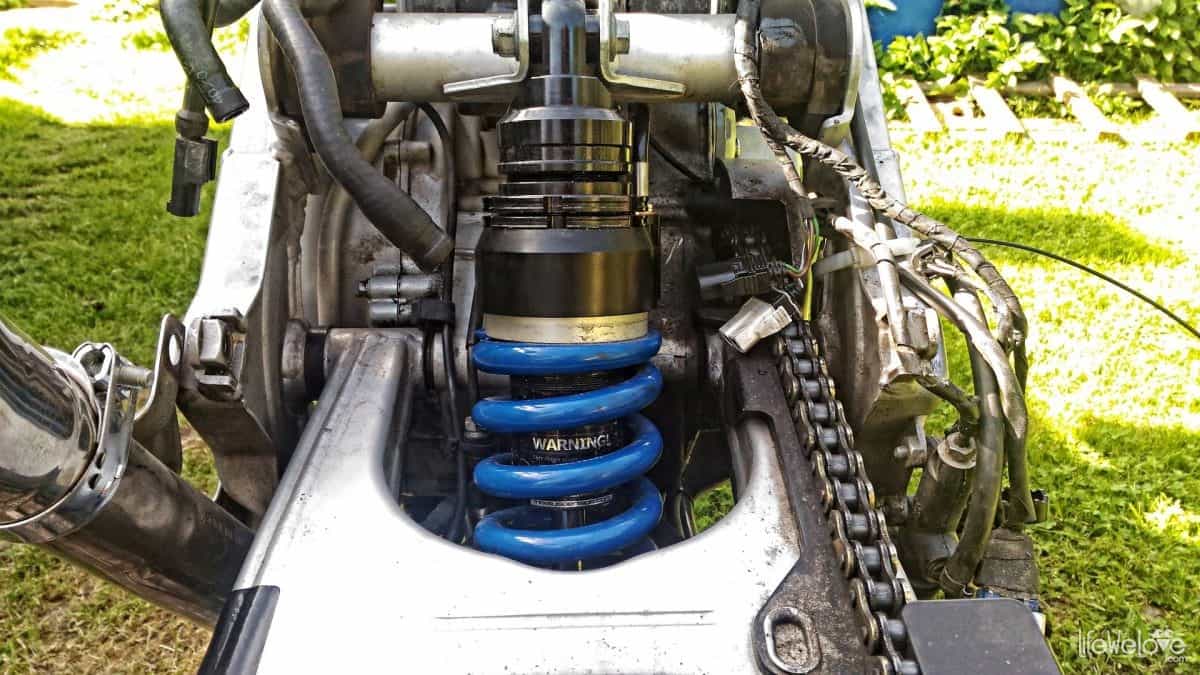The suspension for a motorcyle expedition - LifeWeLove